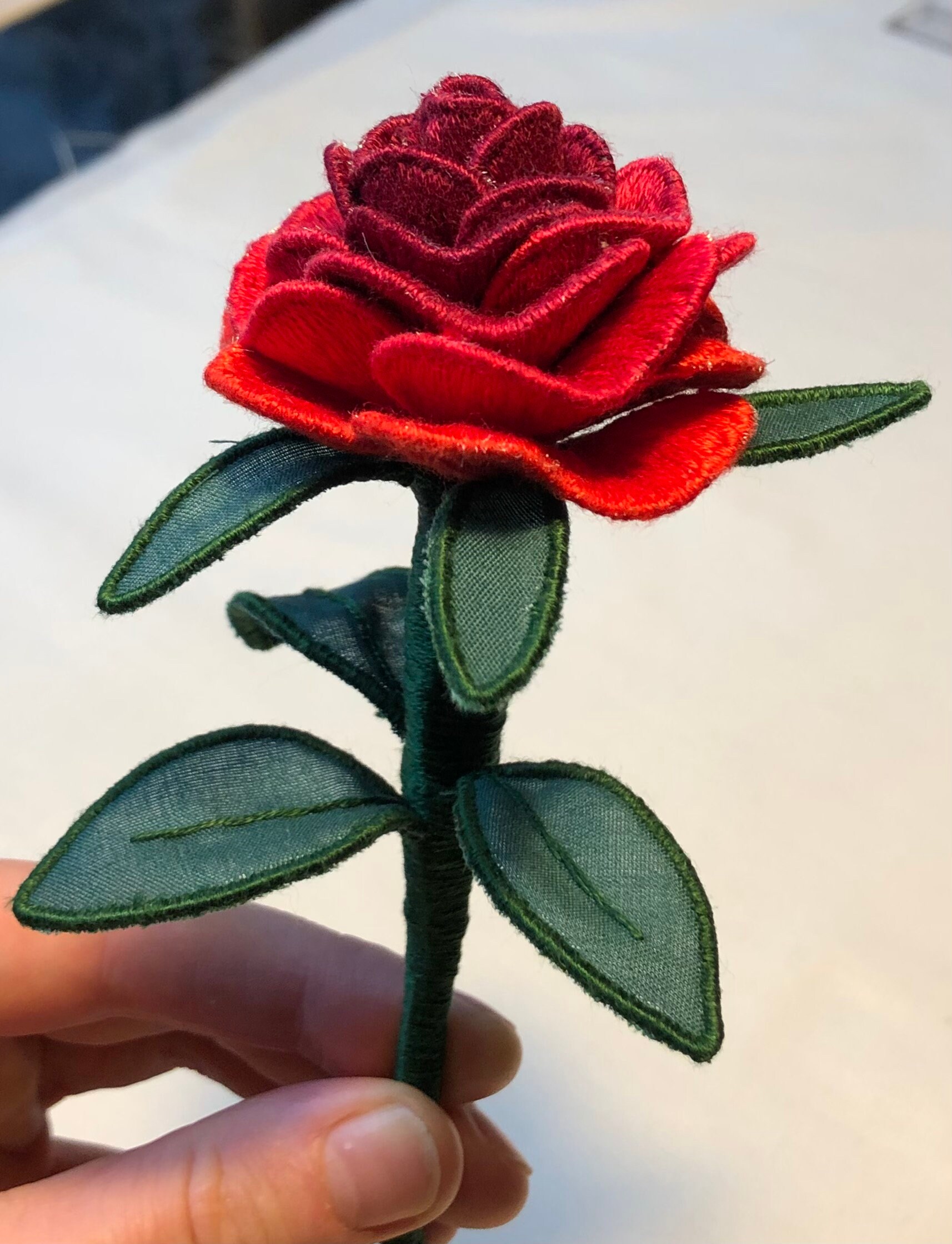 Digital Download 3D Hand Embroidered Rose Manual and Stitch Guide - Etsy