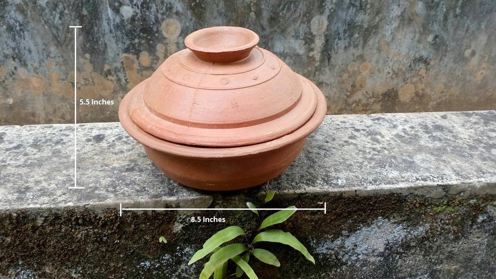 Hand Made Red Clay Pot with Lid for Cooking & Serving | Etsy
