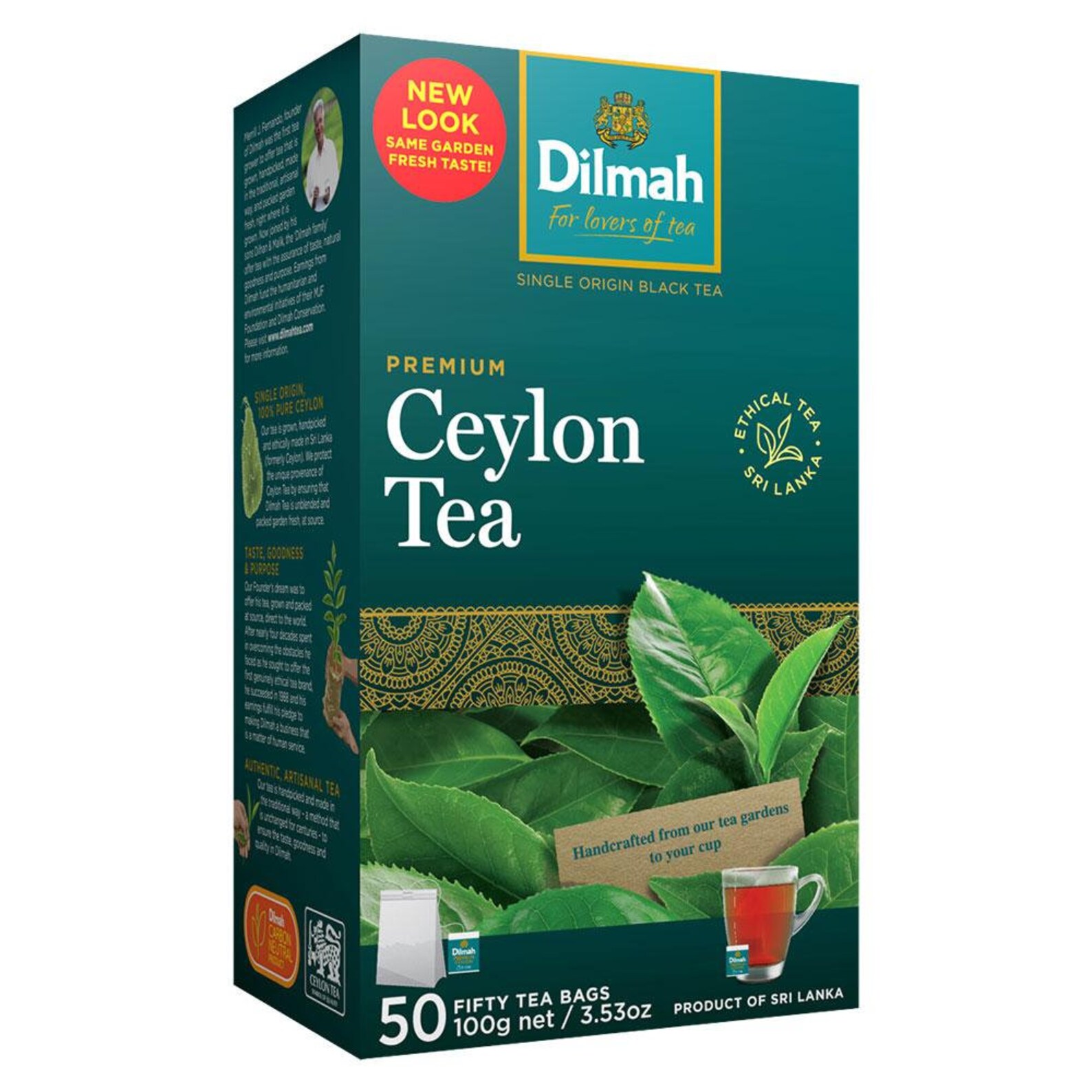 Dilmah Premium Ceylon Black Tea 50 / 100 Tea Bags - Etsy Dilmah Premium Ceylon Black Tea 50 / 100 Tea Bags - Etsy