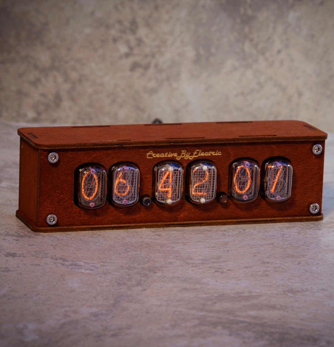 Nixie Tube Clock Include IN-12 Tubes Handmade Retro Decor Art - Etsy