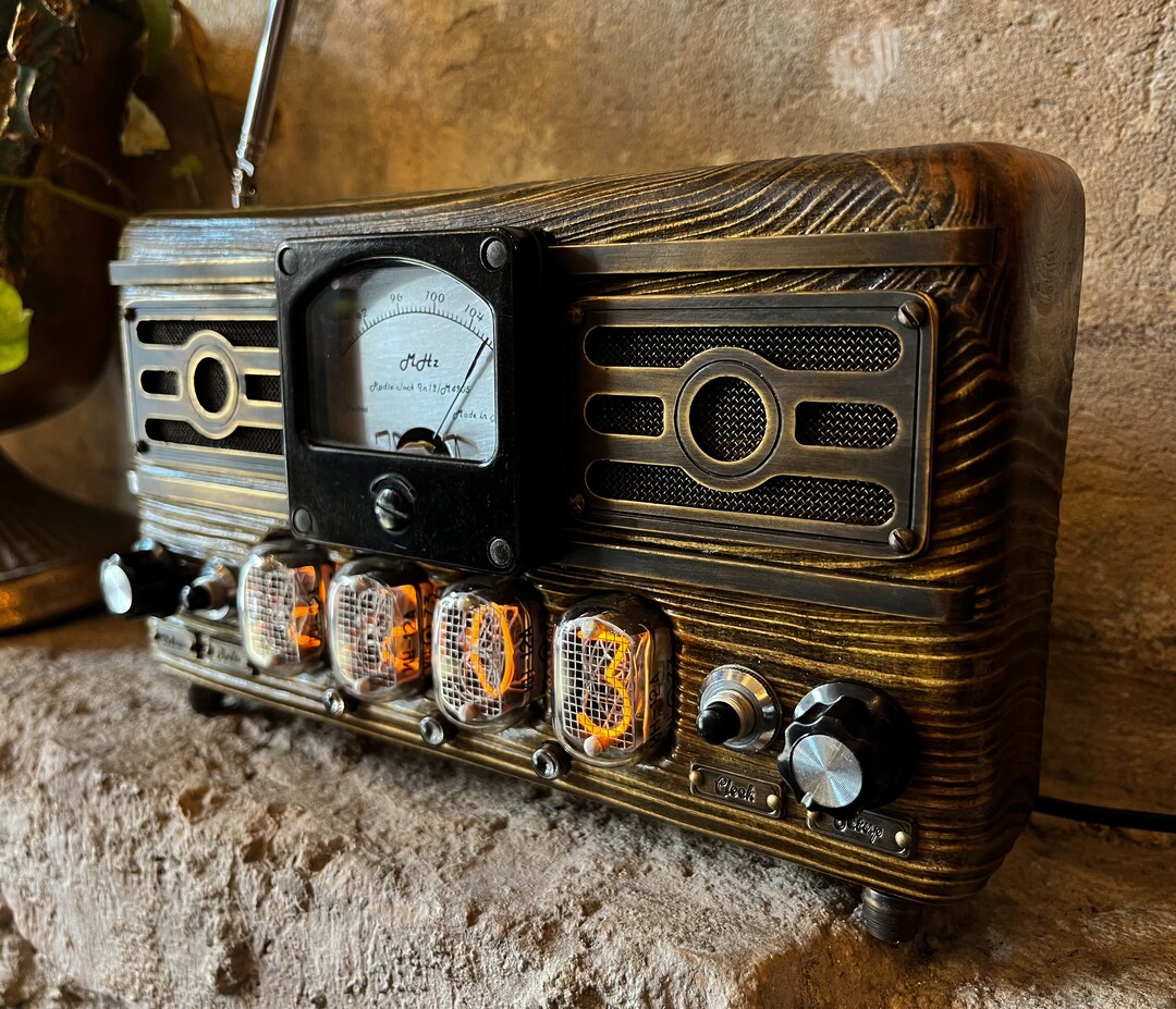 Handmade Rate Nixie In-12 Watch Radio Vintage Loft Style Decor Premium ...