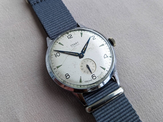 Mega rare vintage wrist original watch Start military… - Gem