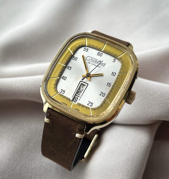 Rare Vintage wristwatch Slava Fridge/Vintage mens USS… - Gem
