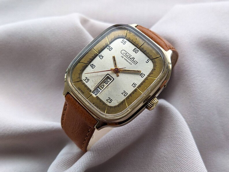 Rare Wrist Watch Slava Fridge / Men's Vintage USSR - Etsy