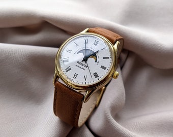 Mens Moon Face Watch - Etsy