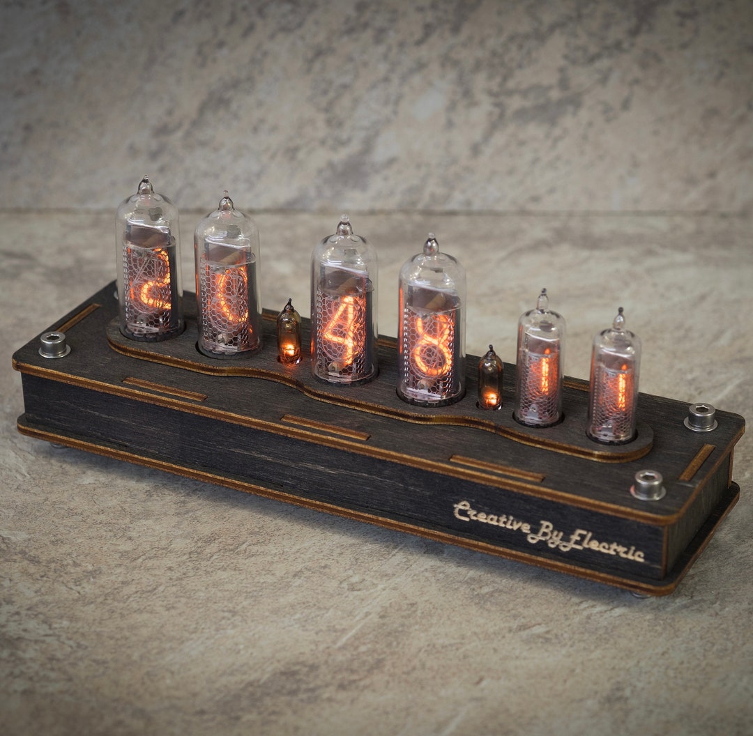 Nixie Tube Clock Include IN-14/16 Tubes Handmade Retro Decor Art ...