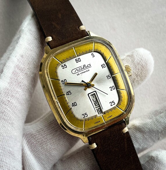 Rare Vintage wristwatch Slava Fridge/Vintage mens USS… - Gem