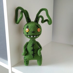 Halloween Amigurumi, Crochet Zombie Bunny, Horror Bunny, Creepy Toy - Etsy