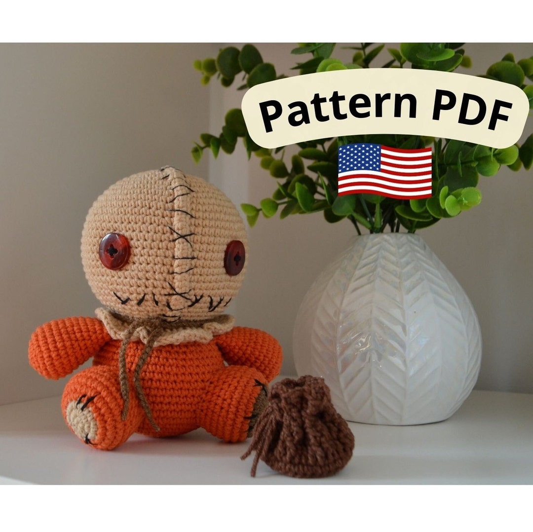 Crochet Sam Pattern, Amigurumi Crochet Pattern, Creepy Doll Pattern ...