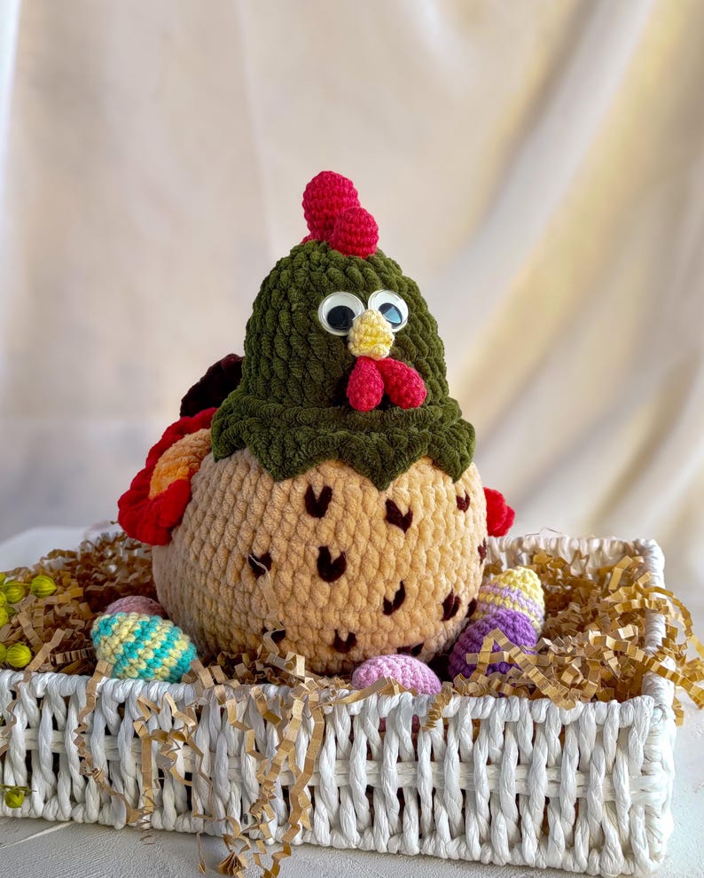 Chicken Crochet Pattern, Easter Chicken - Etsy