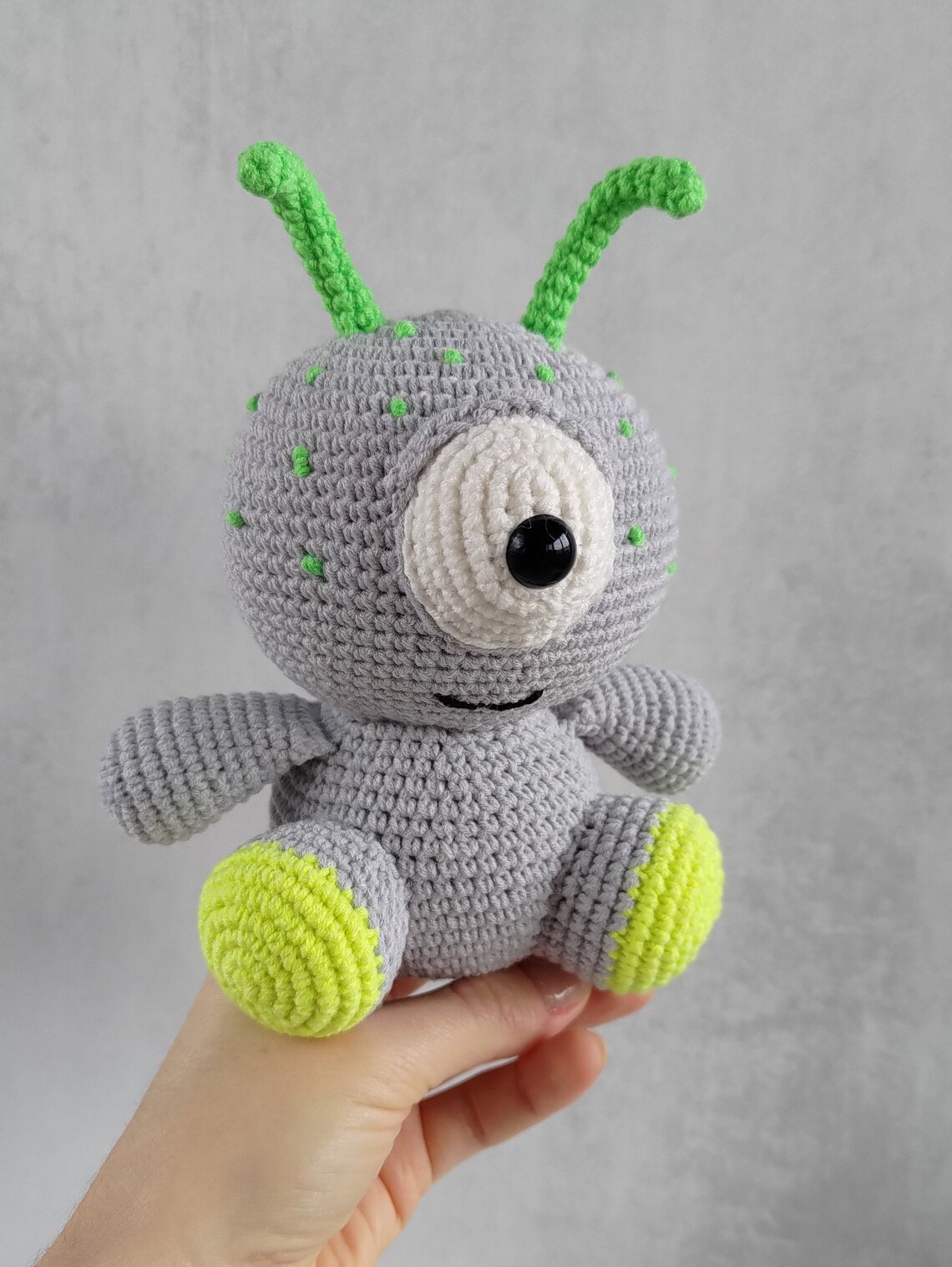 Cute Crochet Cyclops Halloween Amigurumi Amigurumi Monster - Etsy