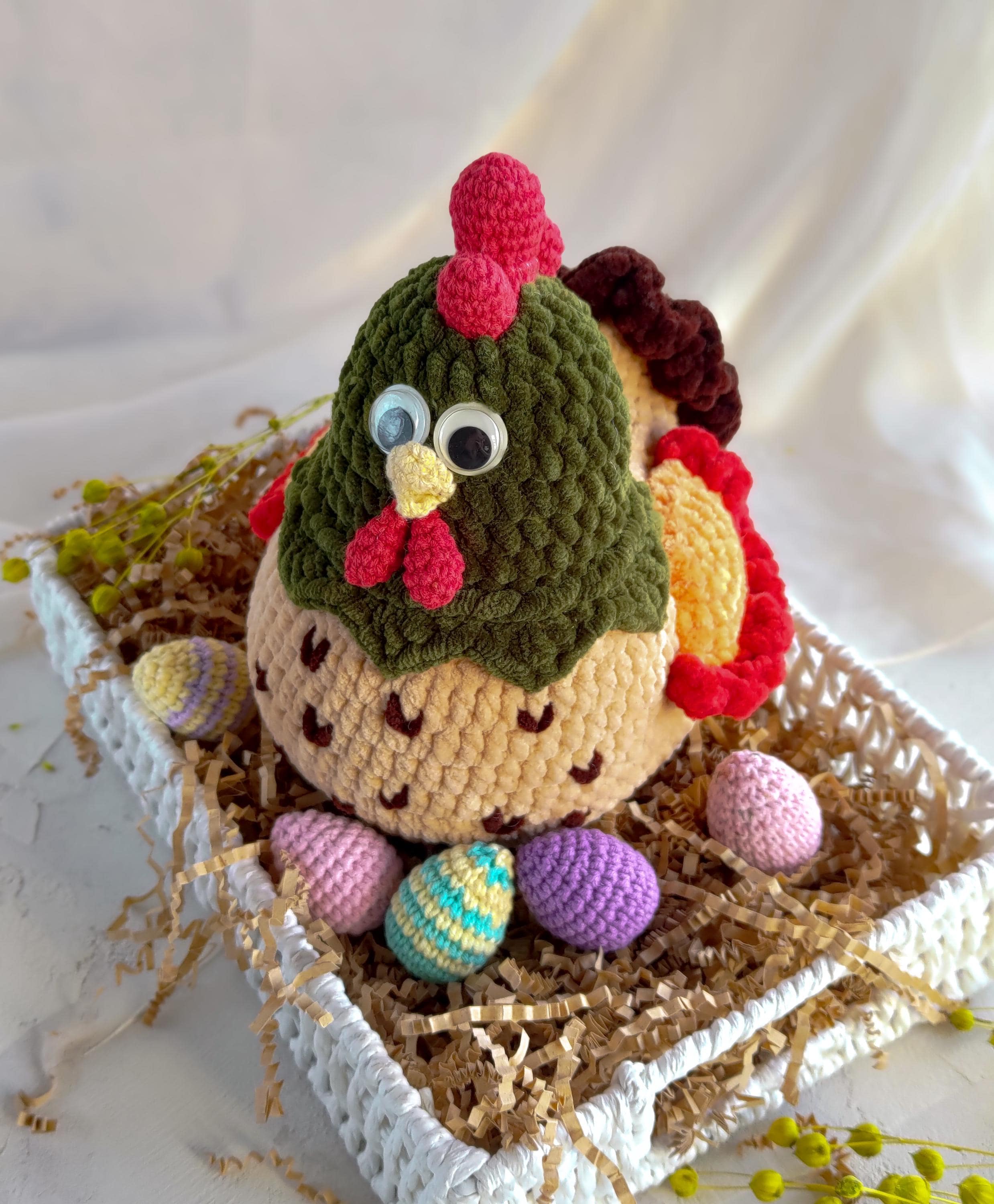 Chicken Crochet Pattern, Easter Chicken - Etsy