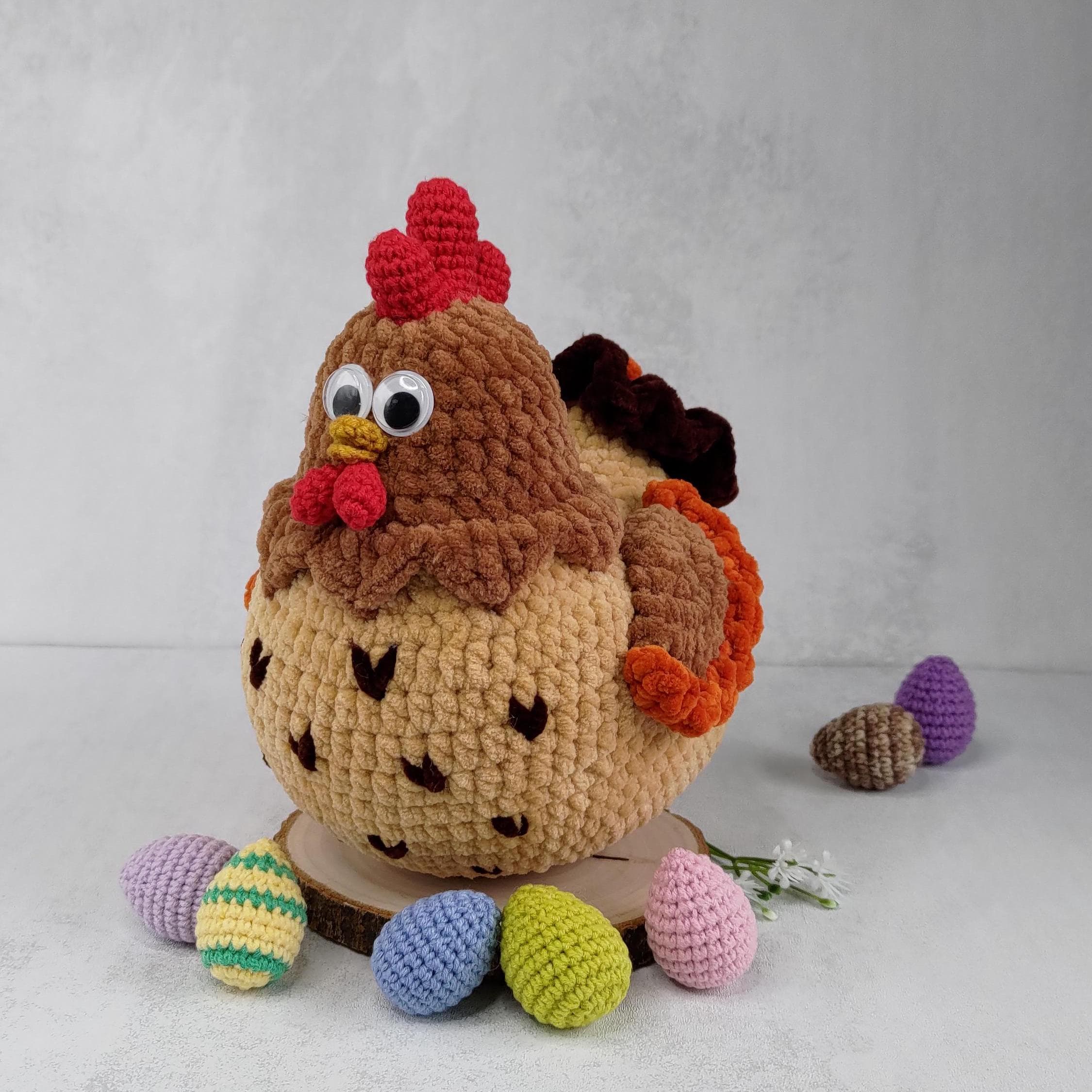 Chicken Crochet Pattern, Easter Chicken - Etsy