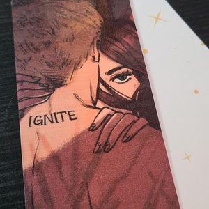 Ignite Me Shatter Me Series Double Sided Waterproof Bookmark - Etsy