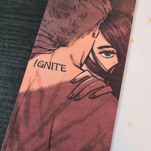 Ignite Me Shatter Me Series Double Sided Waterproof Bookmark - Etsy