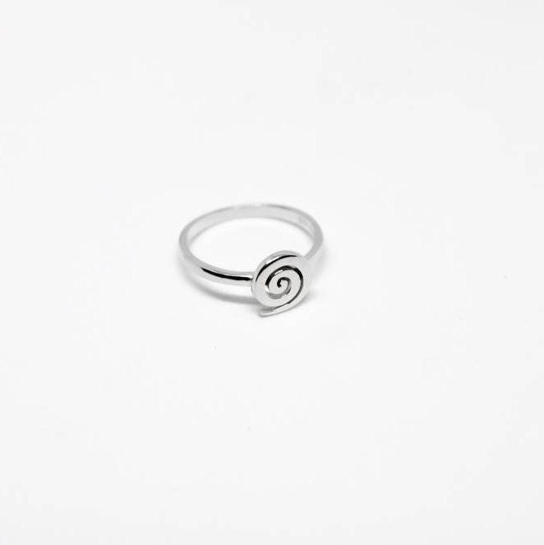 Silver Spiral Ring, Greek Spiral Ring, Jewelry for Wife, Greek Jewelry ...