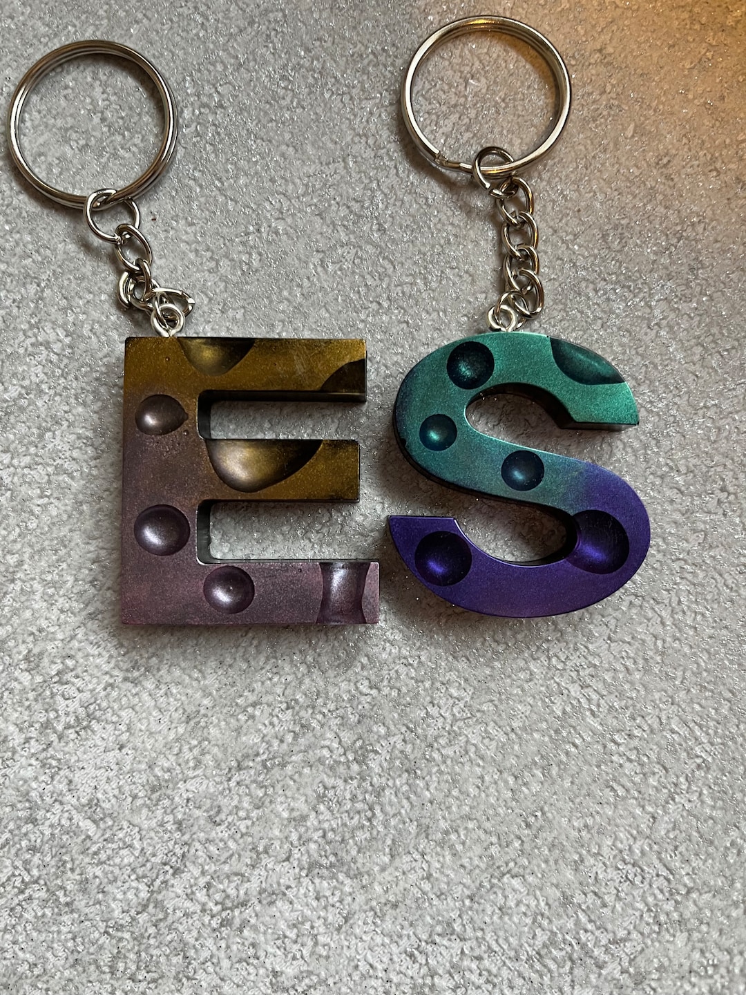 Personalised Resin Water Droplet Key Ring - Etsy