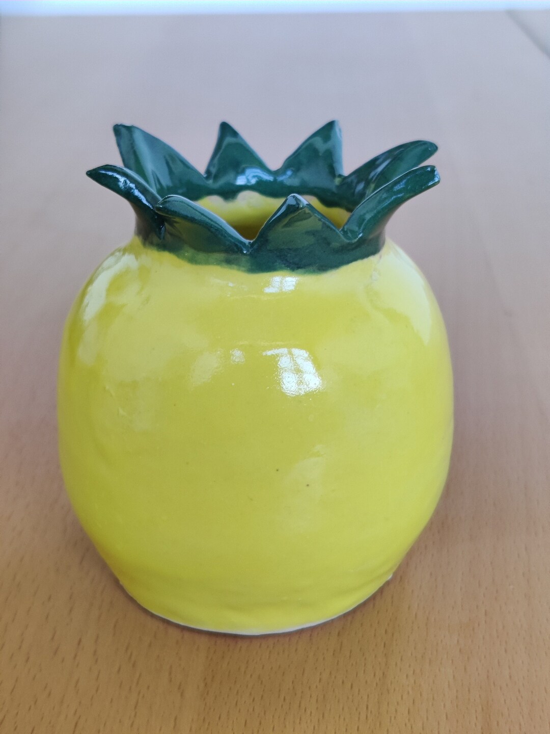 SALE Imperfect Pottery Pineapple Vase Handcrafted Ceramic Fake Food ...
