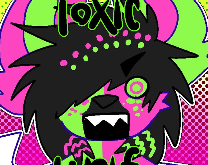 Toxic Wolf Furry Anthro Fursona Adopt - Etsy