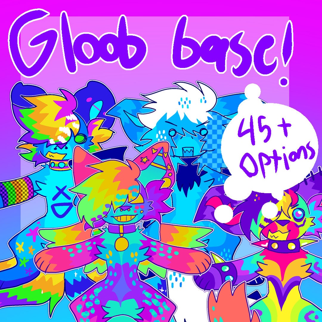 GLOOB Mix and Match Base Furry Anthro Fursona - Etsy