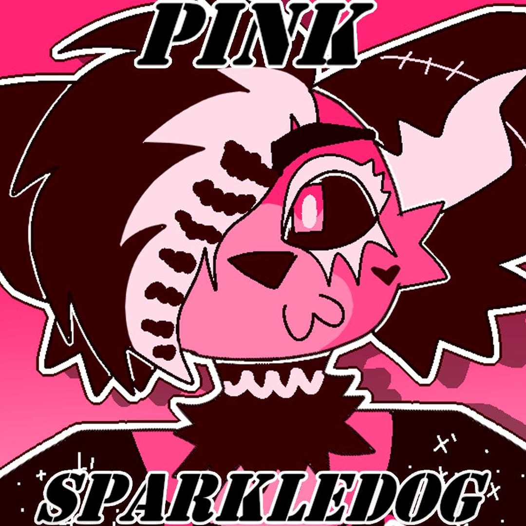Pink Sparkledog Furry Anthro Fursona Adoptable - Etsy Canada