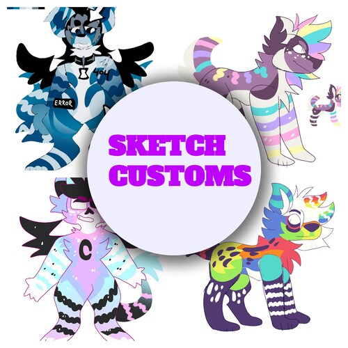 Digital Furry Character Fursona Adopts - Etsy