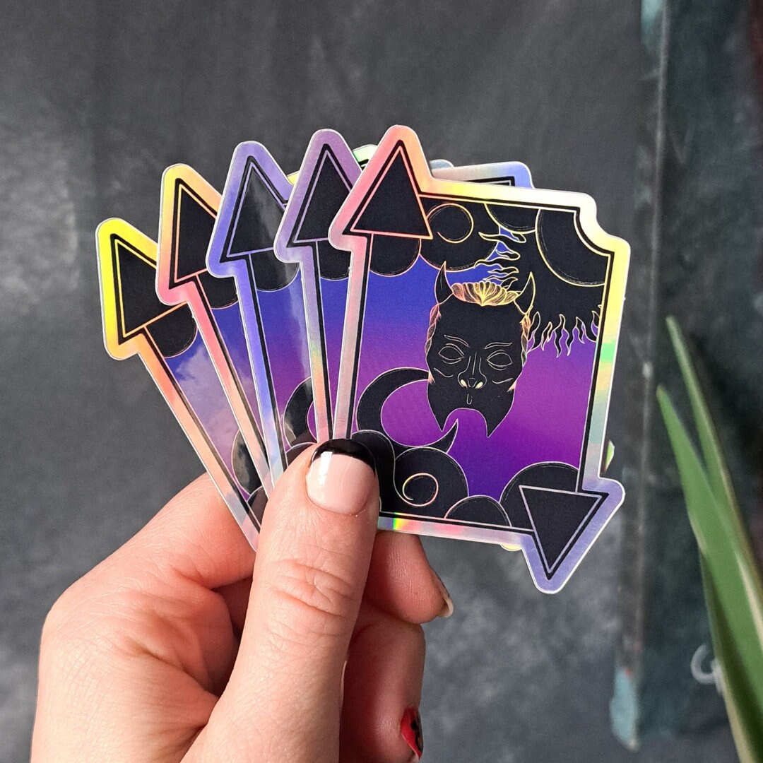 Prequelle Era Mask Holographic Sticker / Ghost Band - Etsy