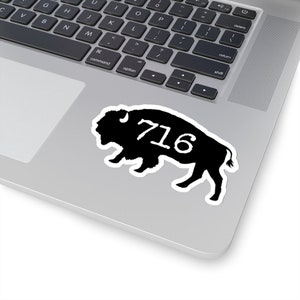 Buffalo NY 716 Area Code Kiss-cut Sticker Four Sizes to Choose From - Etsy