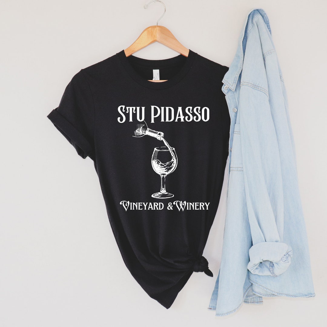 Wine Tasting Italian Pun Italian Wine Stu Pidasso Funny - Etsy