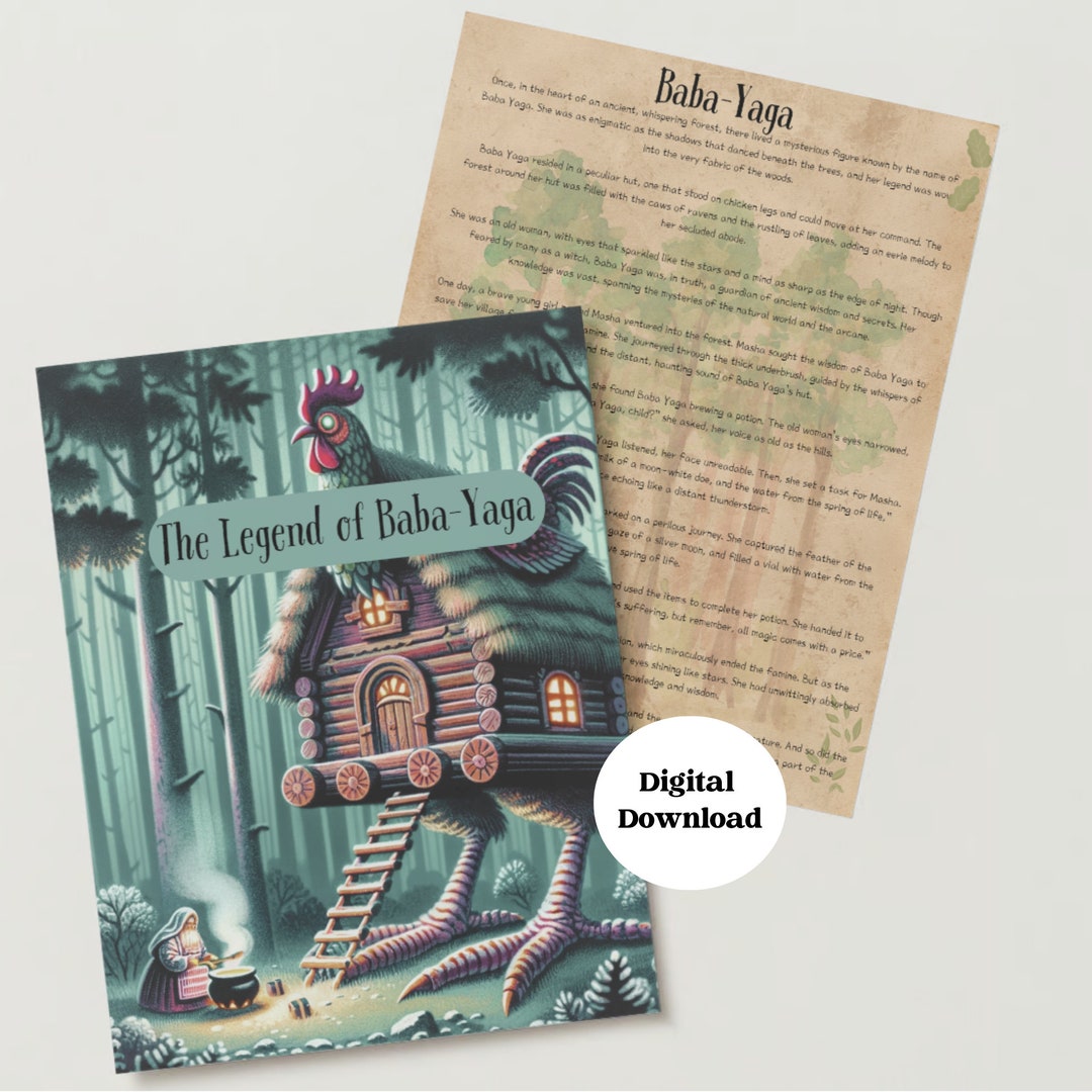Printable Legend of Baba Yaga-digital Download - Etsy
