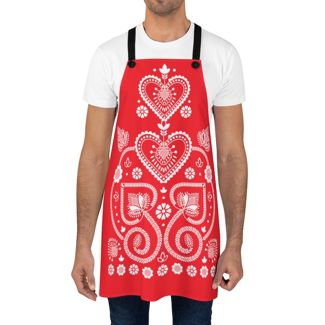 Polish Folk Art Pierogi Maker Apron Polish Pride and Heritage - Etsy
