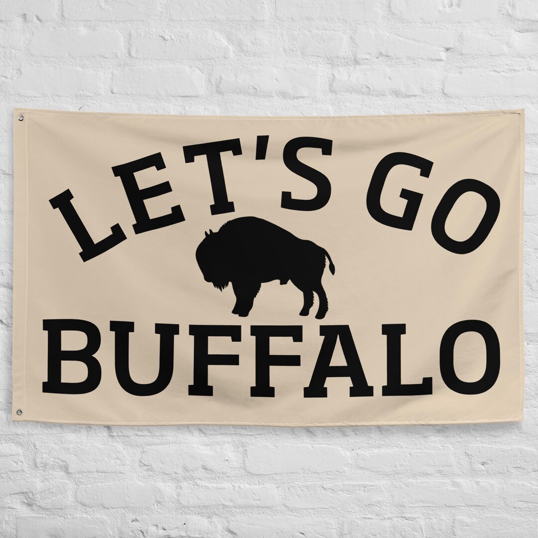 Buffalo Flag-banner, Hometown Pride Flag, Let's Go Buffalo Flag - Etsy