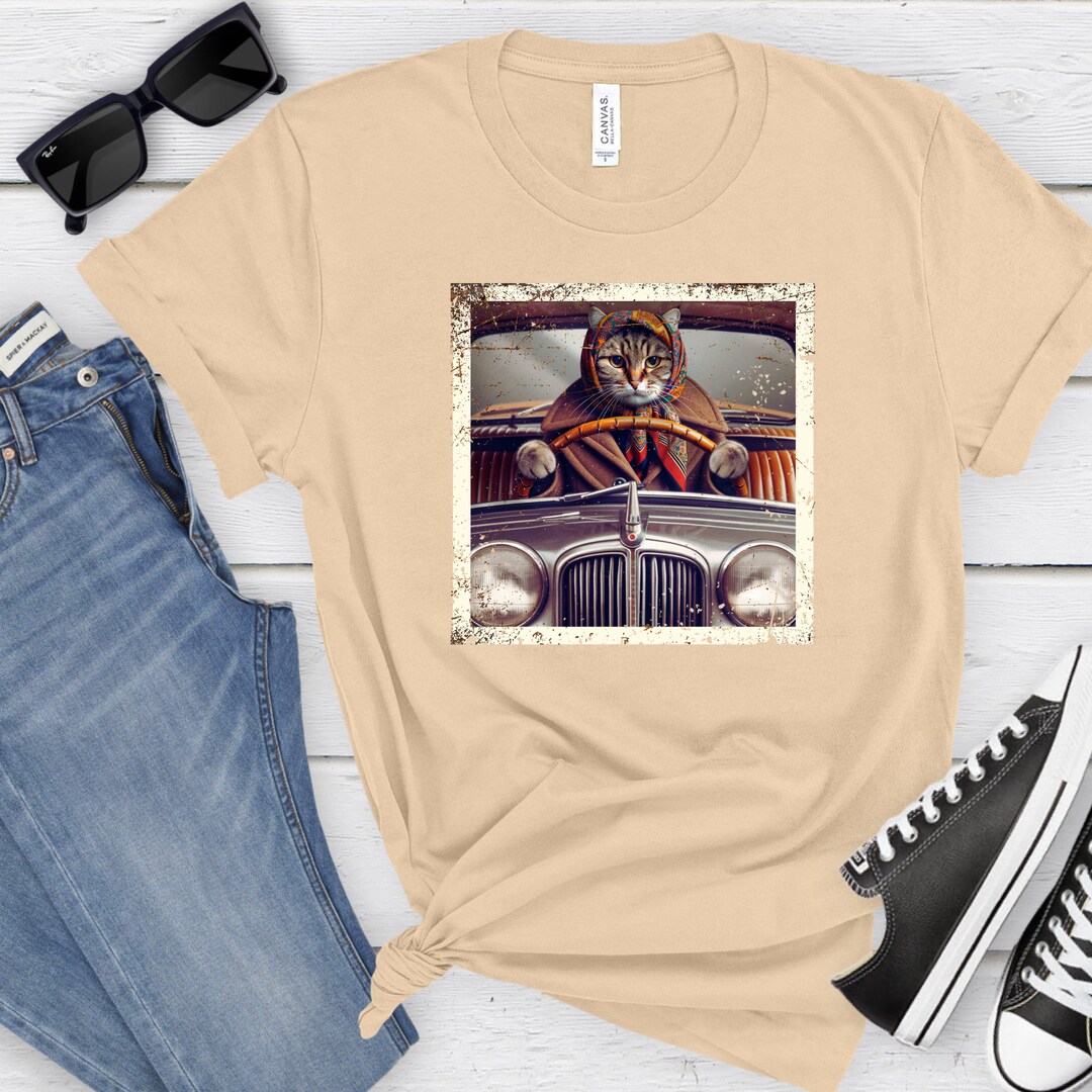 Babushka Cat, Polish Cat Lover, Folk Art Cat Unisex Jersey Short Sleeve ...