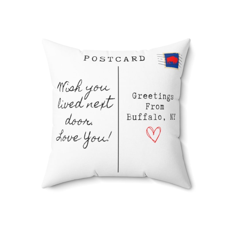 Postcard Pillow - Etsy