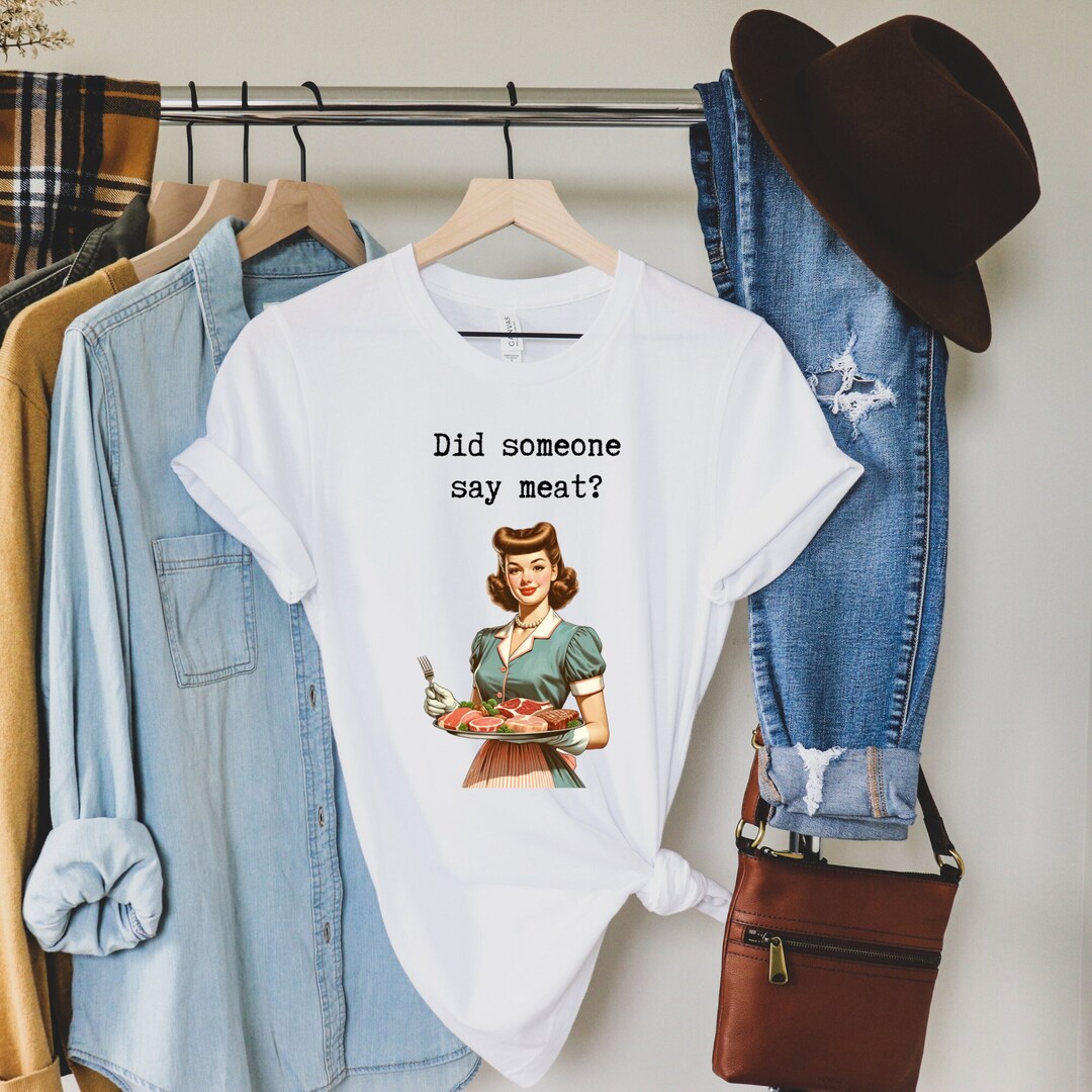 Meat Shirt, Meat Raffle, Barbeque T-shirt, Jersey Short Sleeve Tee for ...