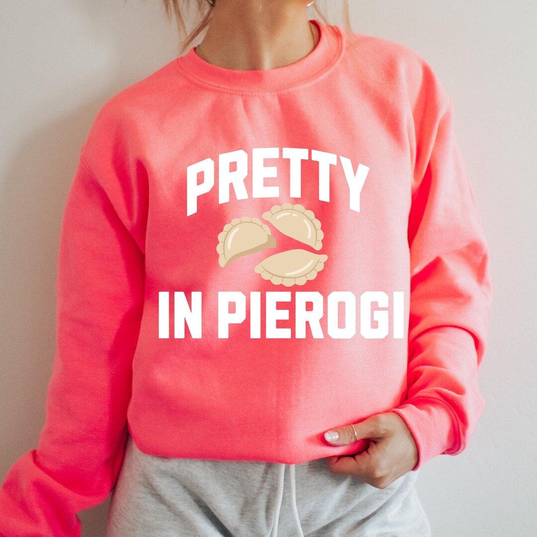 Pierogi Lover Pretty in Pierogi Pink Unisex Heavy Blend™ Crewneck ...