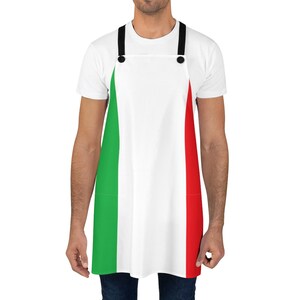 Italy Flag Theme Apron Italian Culture Italian Heritage - Etsy