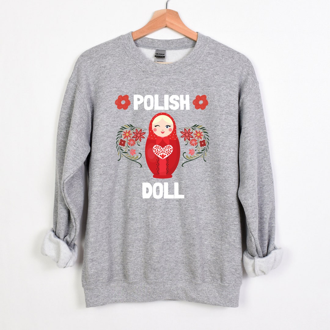 Polish Babushka Doll Sweatshirt: Nordic Matryoshka Crewneck - Etsy