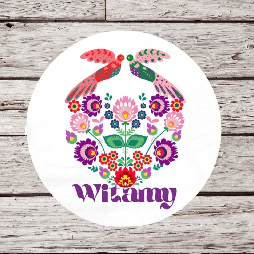 Witamy Wood Sign 10" (round) - Etsy