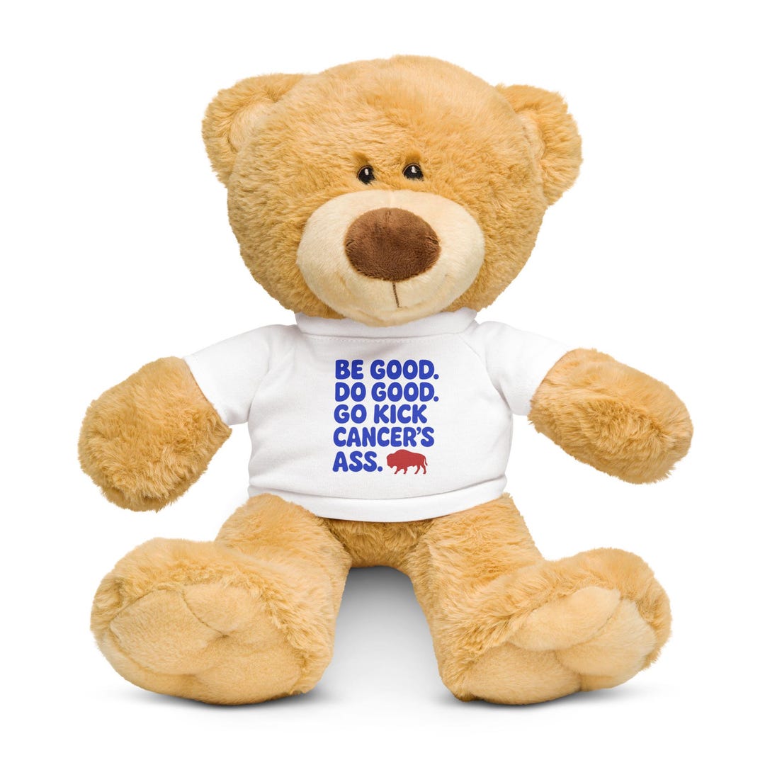 Buffalo Cancer Fighter Stuffed Bear - Etsy