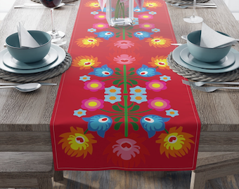Polish Folk Art Table Runner - Etsy