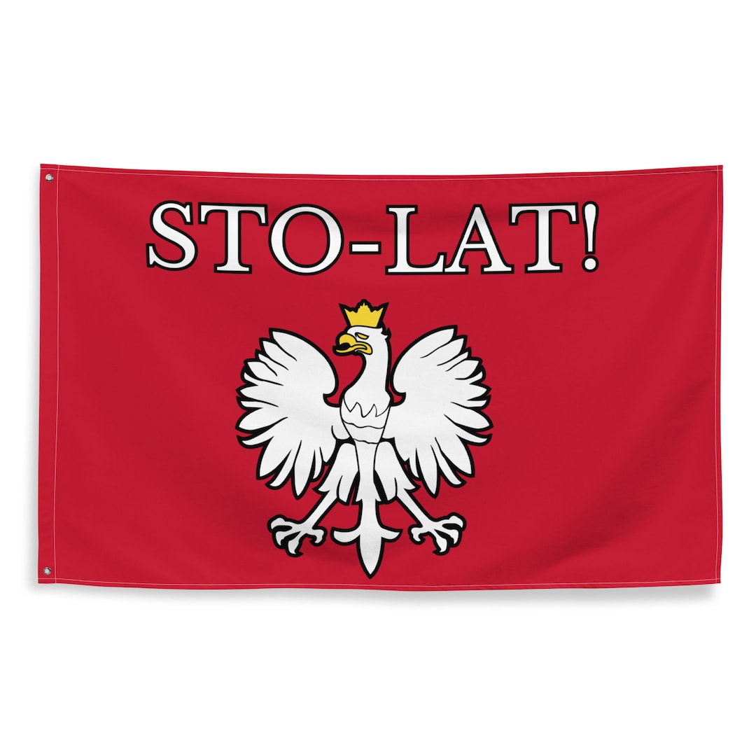 Sto-lat Polish Celebration Flag for Polish Pride - Etsy