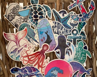 Ocean Stickers - Etsy