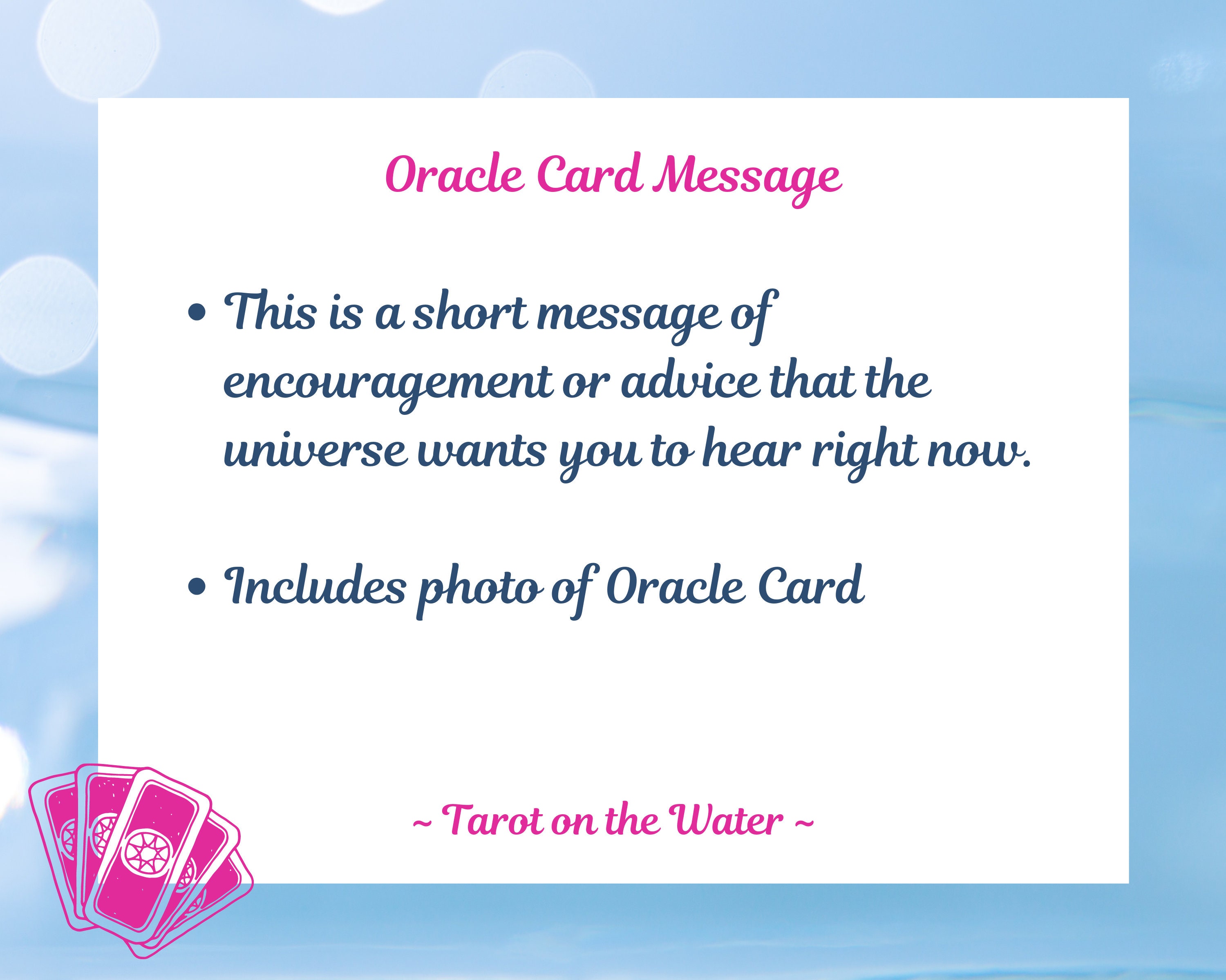 Same Day Oracle Card Reading Blind Reading No Question Reading Psychic ...