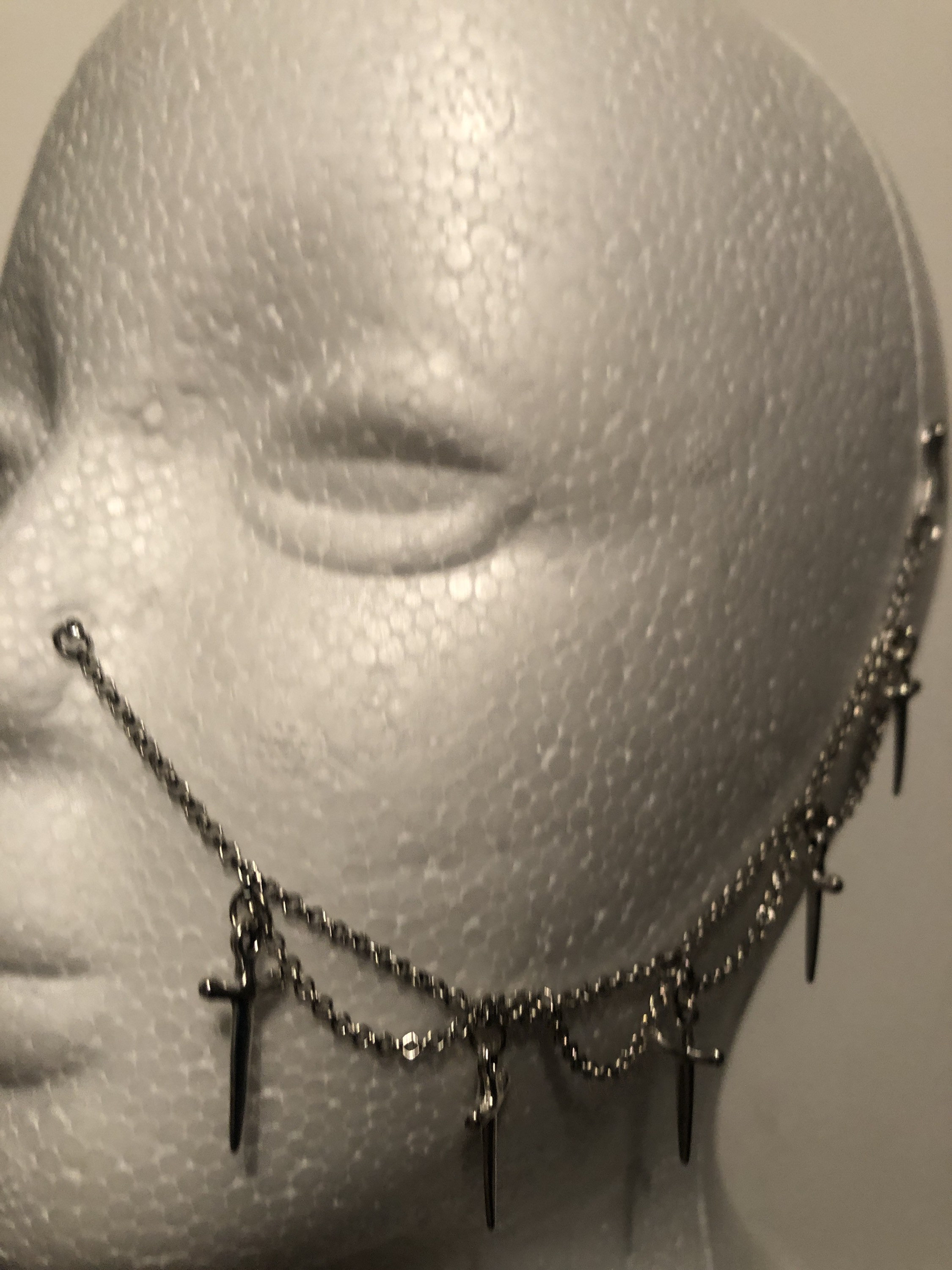 Dagger Nose/septum to Ear Chain Nose to Ear Chain Septum to - Etsy