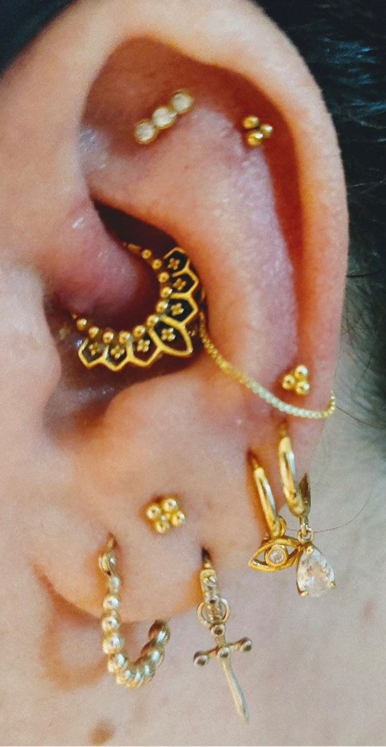 Conch Chainbox Chain Ear Piercing Chain Conch - Etsy