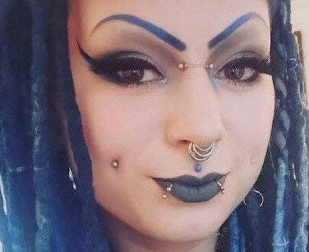 Bridge Piercing Chain, Bridge Piercing Jewellery,nose Chain, Bridge ...