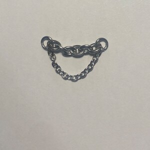 2 Style Double Bridge Chain, Bridge Chain, Bridge Piercing Chain ...