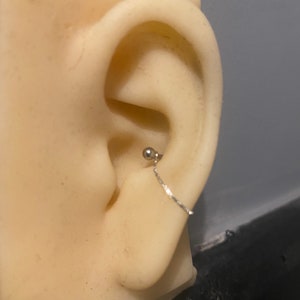 Conch Chain,box Chain, Ear Piercing Chain, Conch Piercing/conch ...