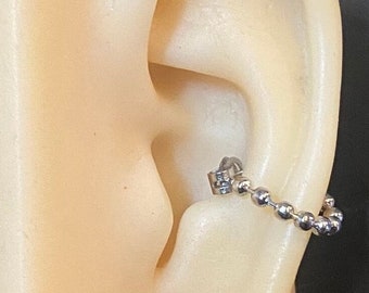 Heart Symbol Conch Chain, Conch Chain, Ear Piercing Chain, Conch ...